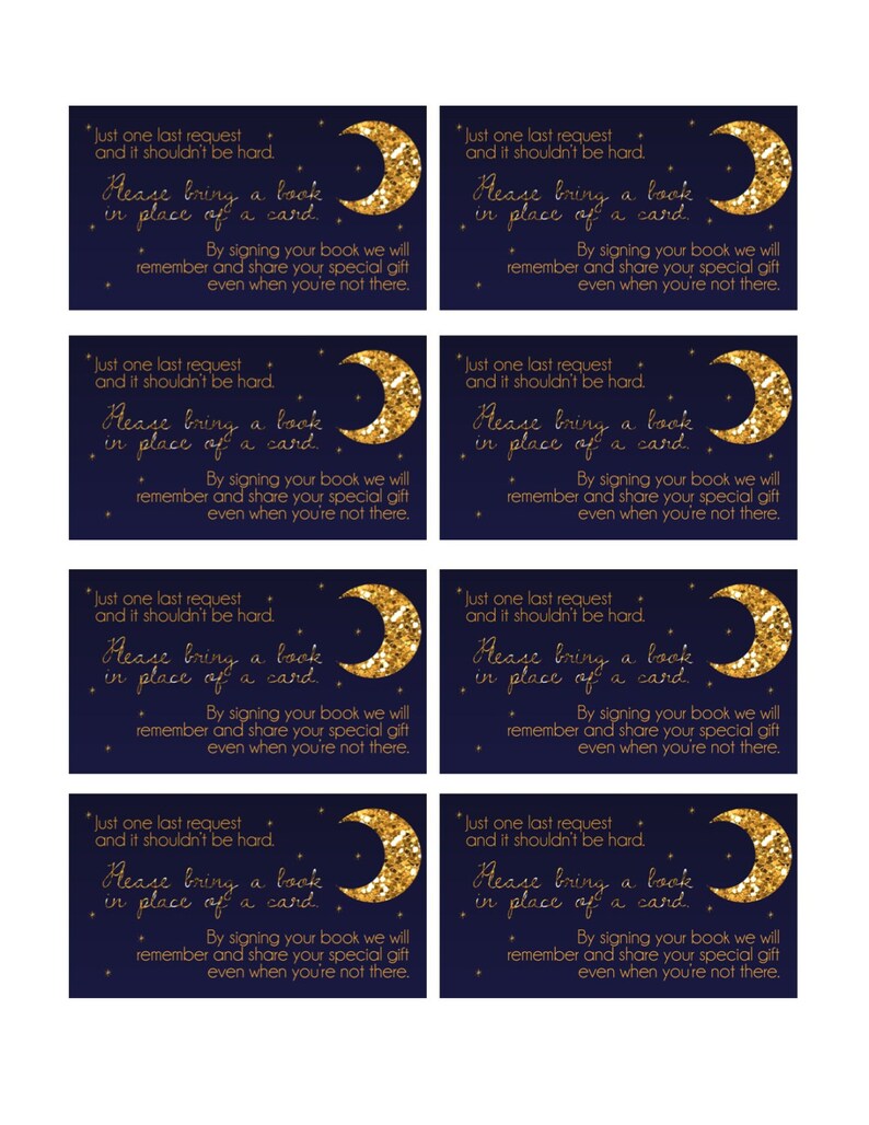 PRINTABLE Little Star - Book Poem Cards - Etsy