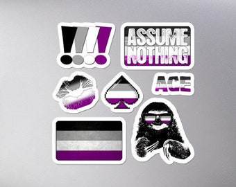 Grey Ace Pride Potion Vinyl Sticker / Grayasexual Pride Sticker, Ace ...