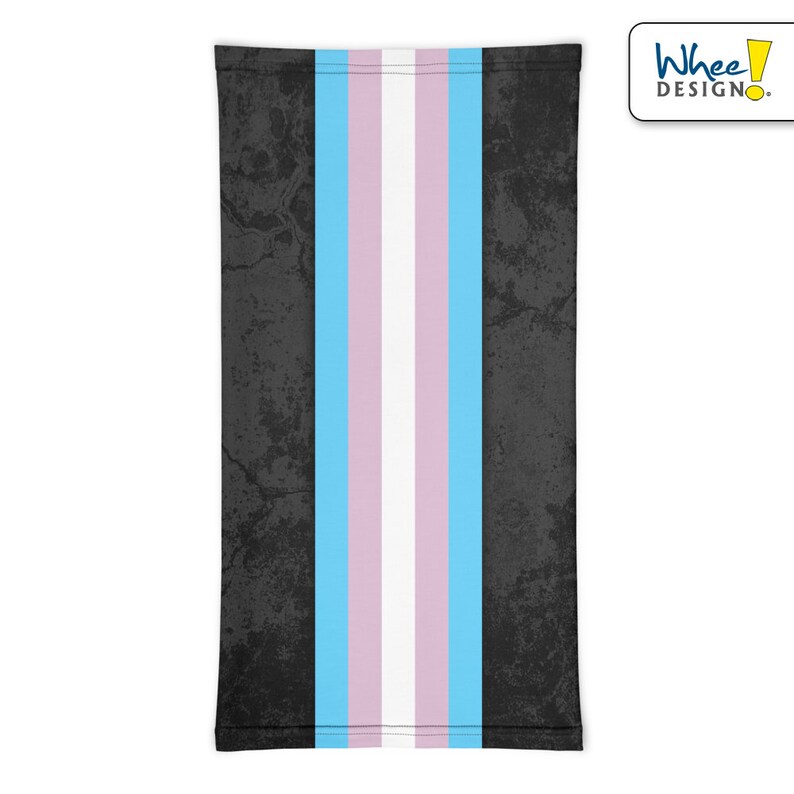 Transgender Pride Flag Stripe Neck Gaiter/Face Mask | Etsy
