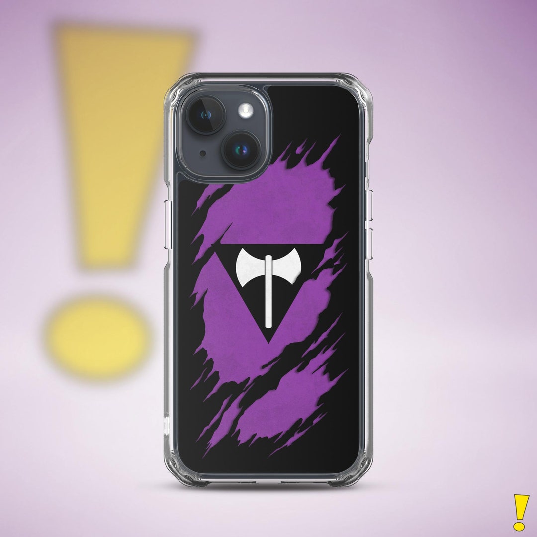 Lesbian Labrys Pride Flag Ripped Reveal Clear Case For Iphone® Etsy