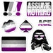 Asexual / Ace Pride Flag Sticker Set - Etsy Hong Kong