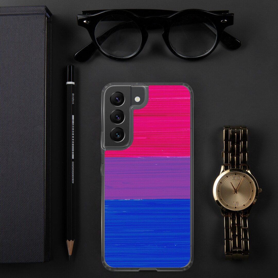 Bisexual Pride Flag Paint Strokes Samsung Case - Etsy