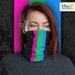 Polysexual Pride Flag Stripe Neck Gaiter/face Mask - Etsy