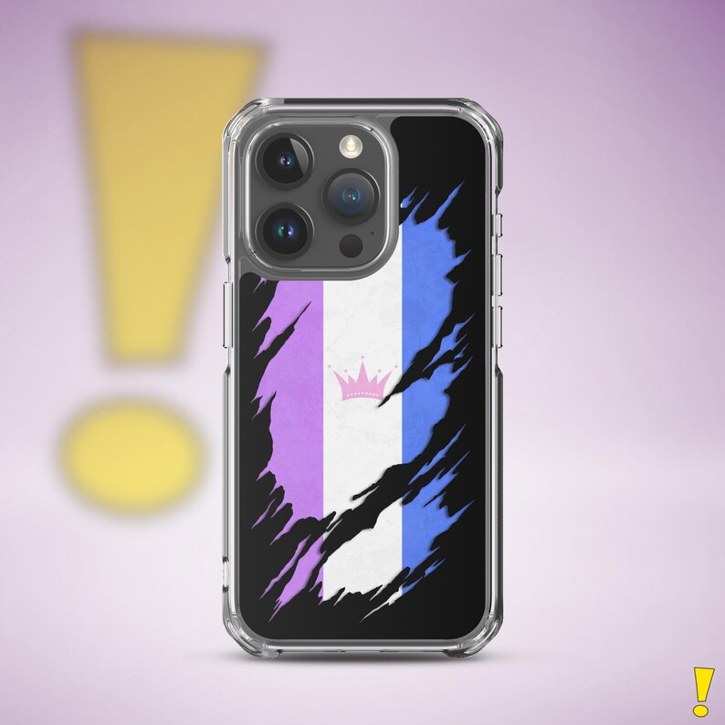 Drag Pride Flag Ripped Reveal Clear Case for Iphone® - Etsy