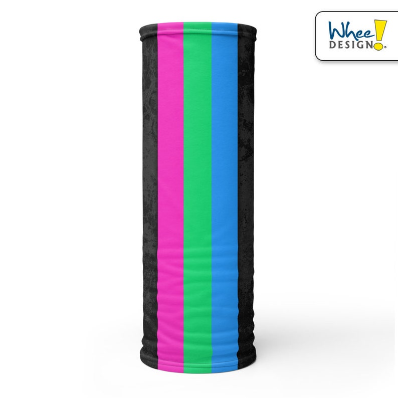 Polysexual Pride Flag Stripe Neck Gaiter/face Mask - Etsy