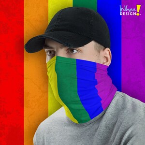 LGBTQ Pride Flag Neck Gaiter/mask - Etsy