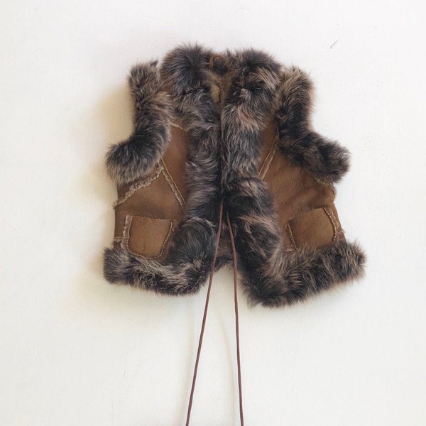 Girls Fur Vest - Etsy