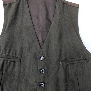 1950s Sharkskin Rayon Vest S - Etsy