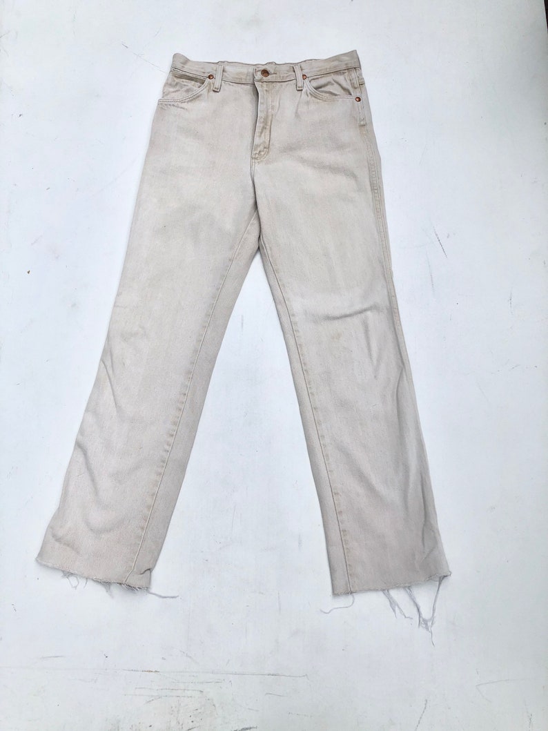 1990s Wrangler Light Tan Jeans 31” - Etsy