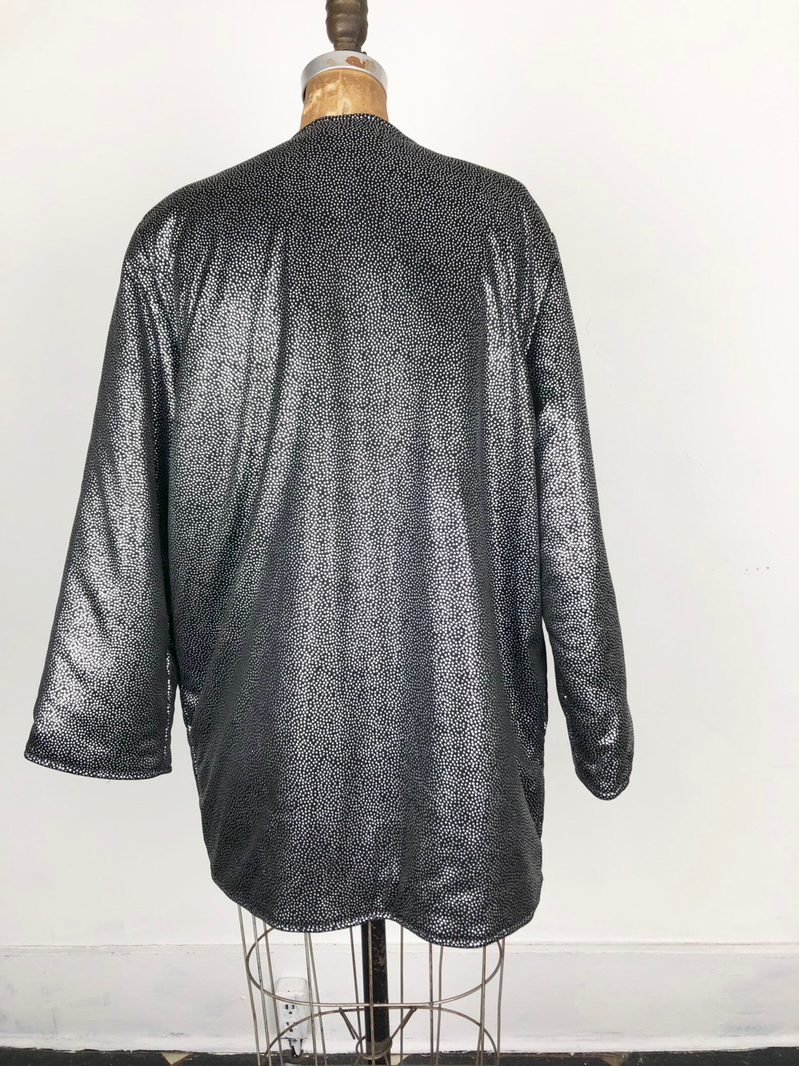 80’s Ursula Outer Space Metallic Puffy Jacket M - Etsy