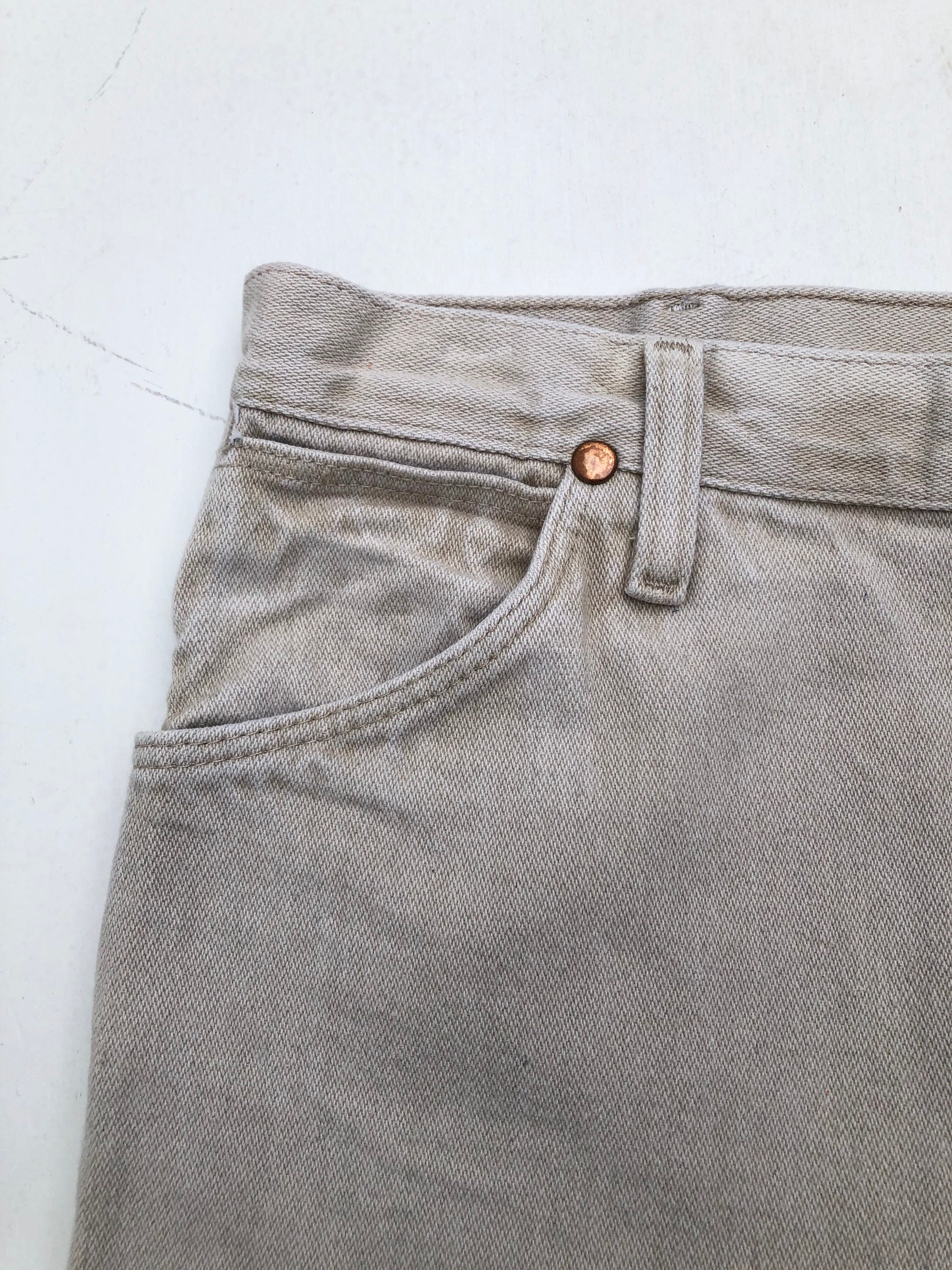 1990s Wrangler Light Tan Jeans 31” - Etsy