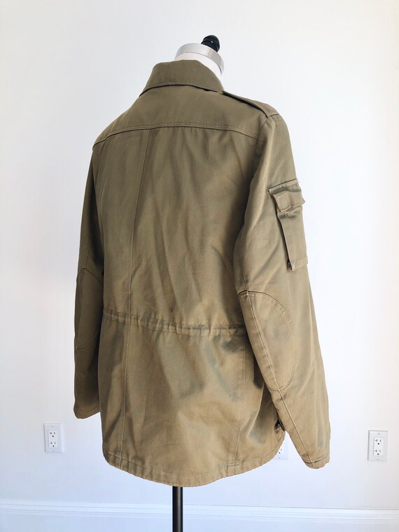 1950s Green Cotton Soviet Military Parka L XL - Gem