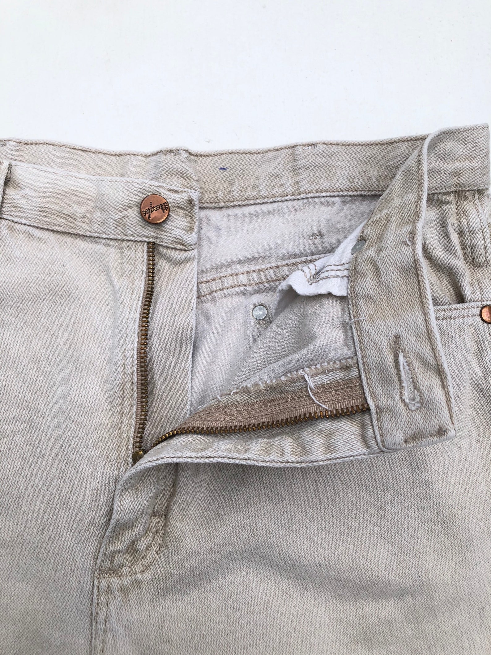 1990s Wrangler Light Tan Jeans 31” - Etsy