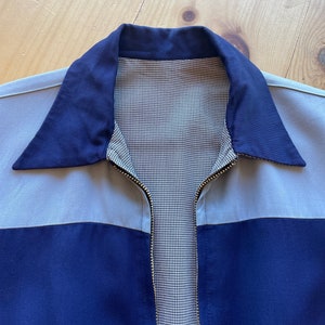 1940s Reversible Navy Blue Rayon Gabardine Ricky Jacket S - Etsy