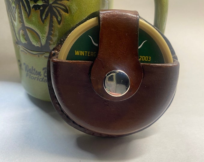 Clip on Deer Snuff Case,snuff Can Holster,leather Snuff Can Holder ...