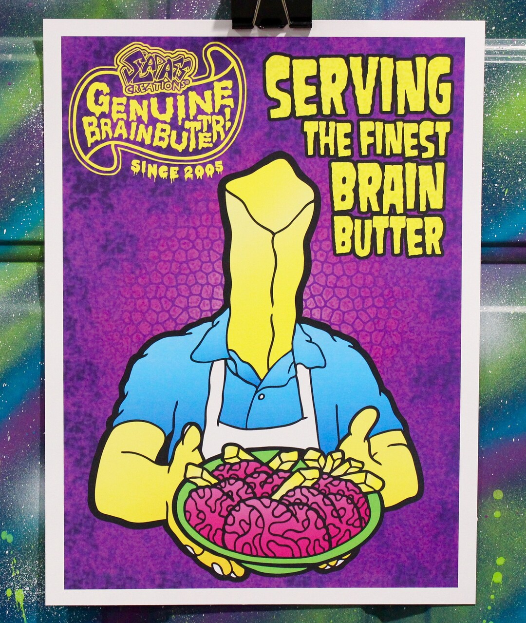 Brain Butter Cook Print - Etsy
