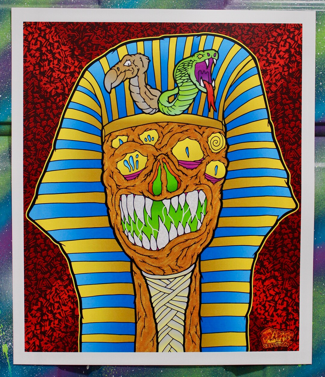 Pharaoh Print - Etsy