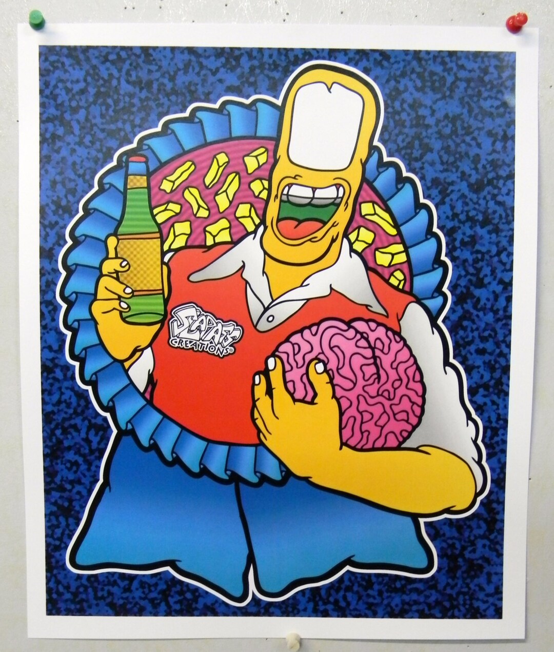 Brain Butter Blue Ribbon Print - Etsy
