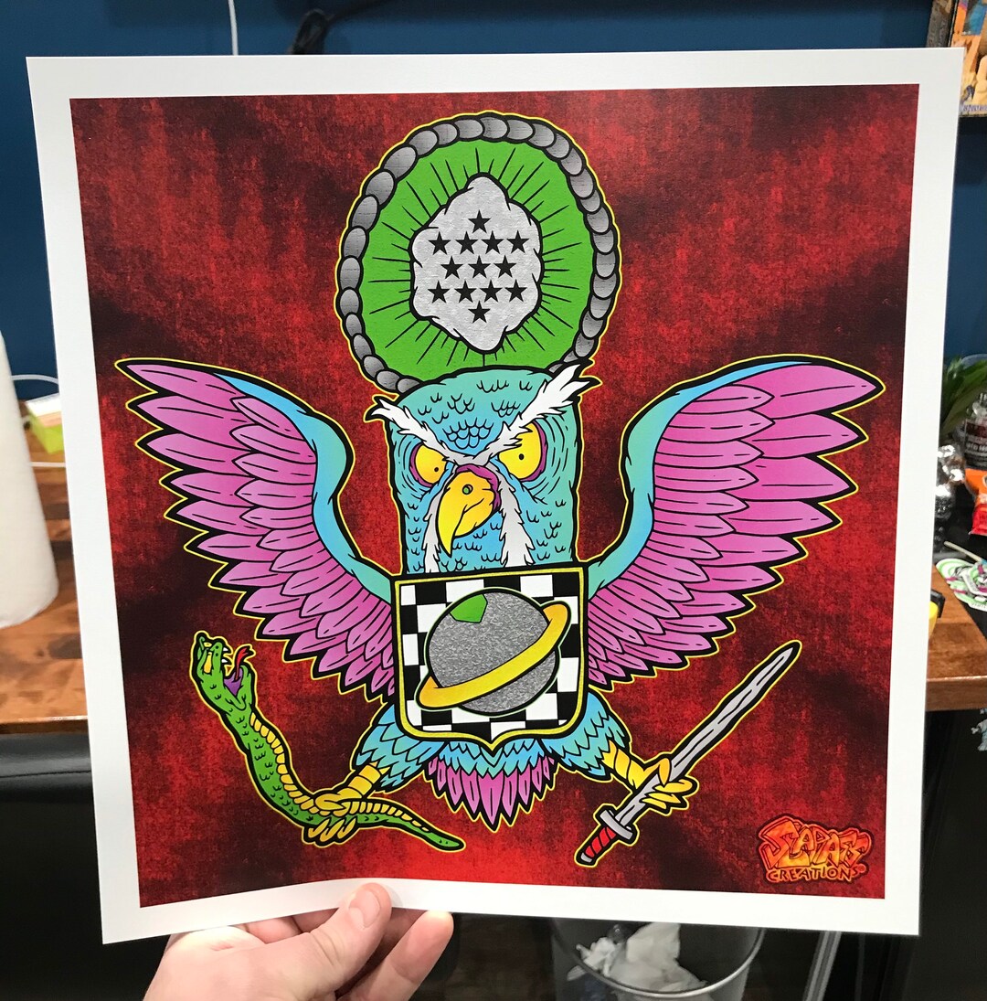 The Seal of Saturn - Prints - Etsy