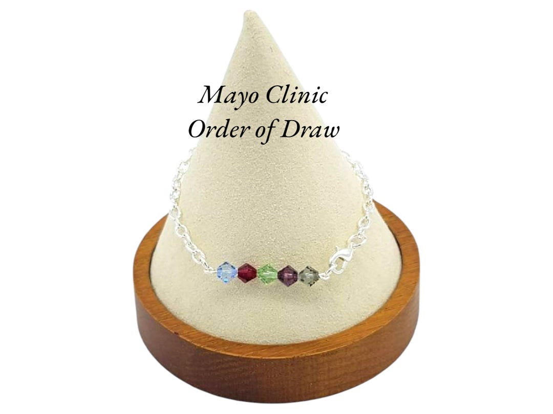 Mayo Clinic Phlebotomy Order of Draw Bracelet - Etsy
