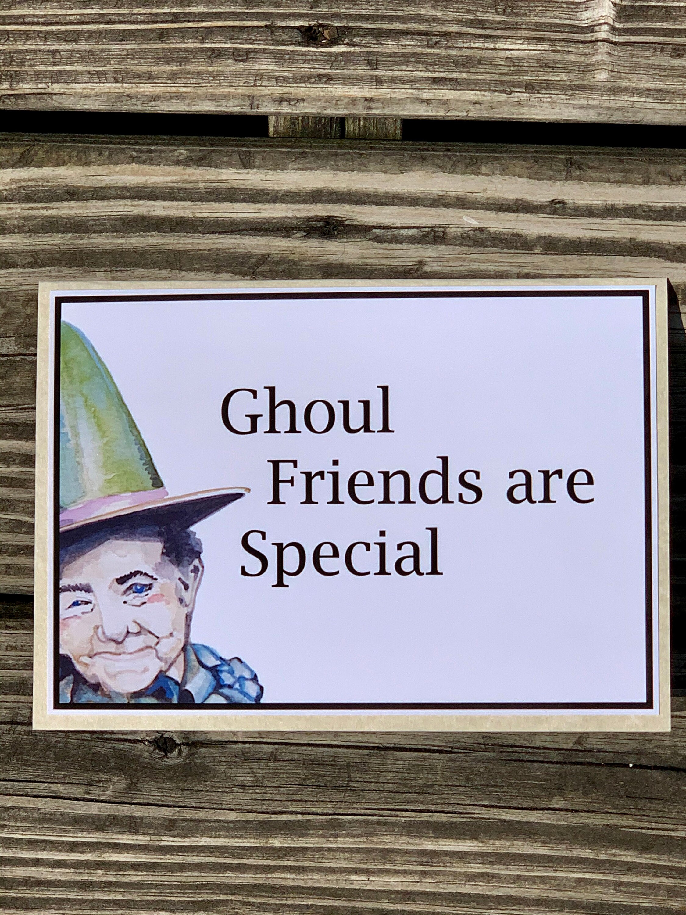 Ghoul Friends Are Special 3D Popup Halloween and Friendship Card - Etsy