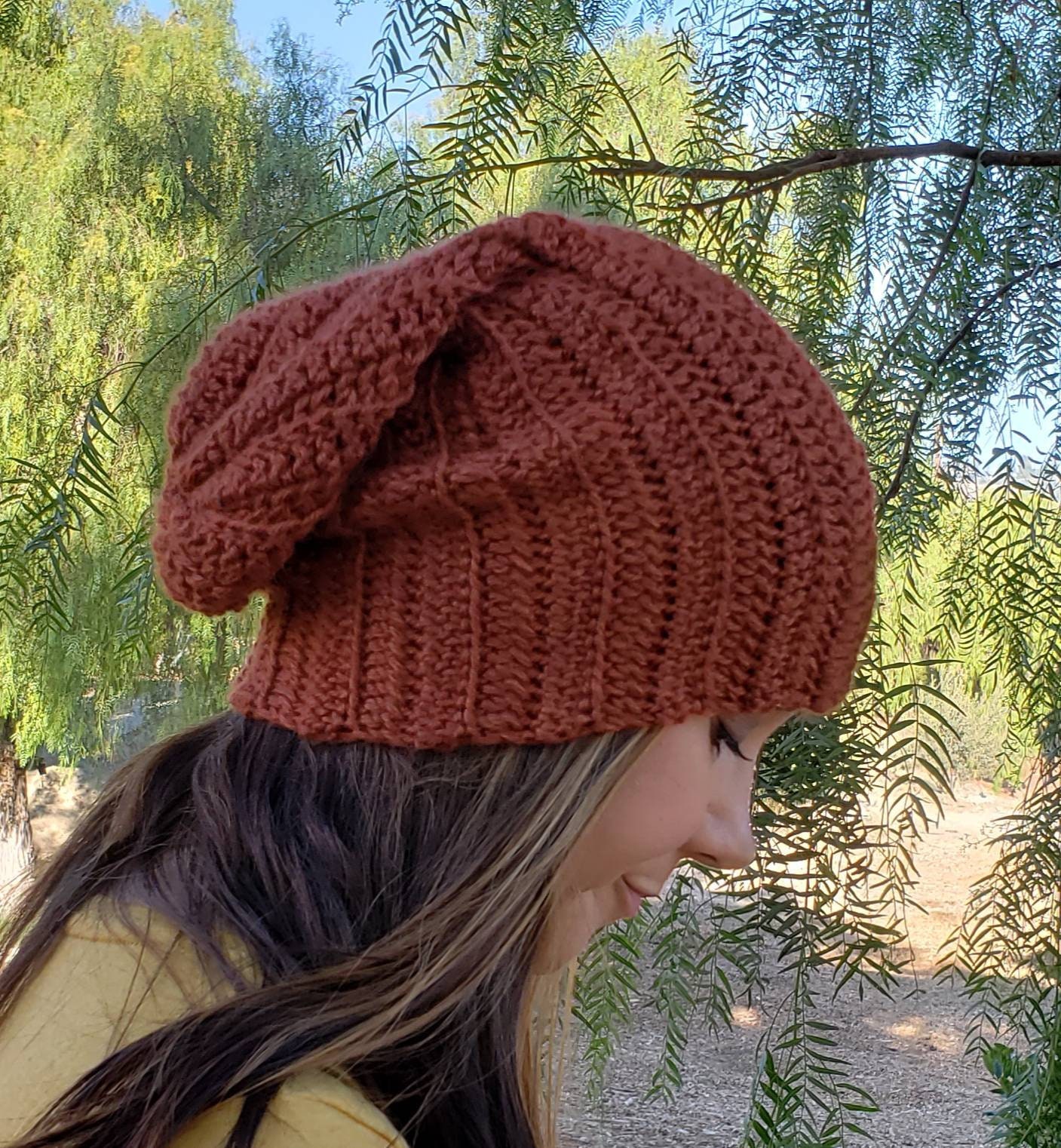 Fold-up Slouchy Beanie - Etsy