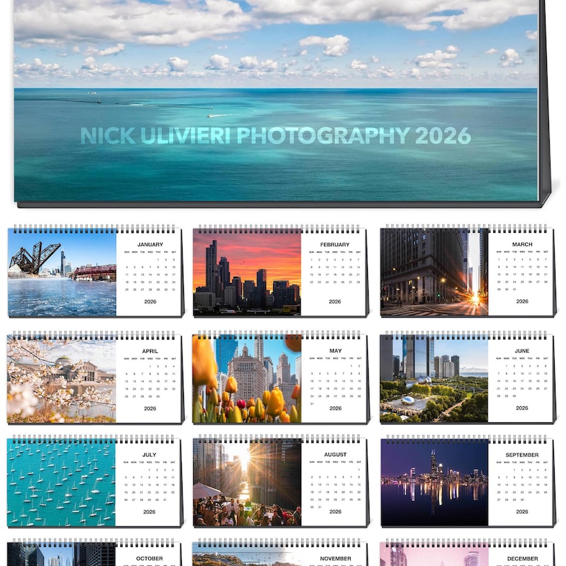 2026 Chicago Calendar - Etsy