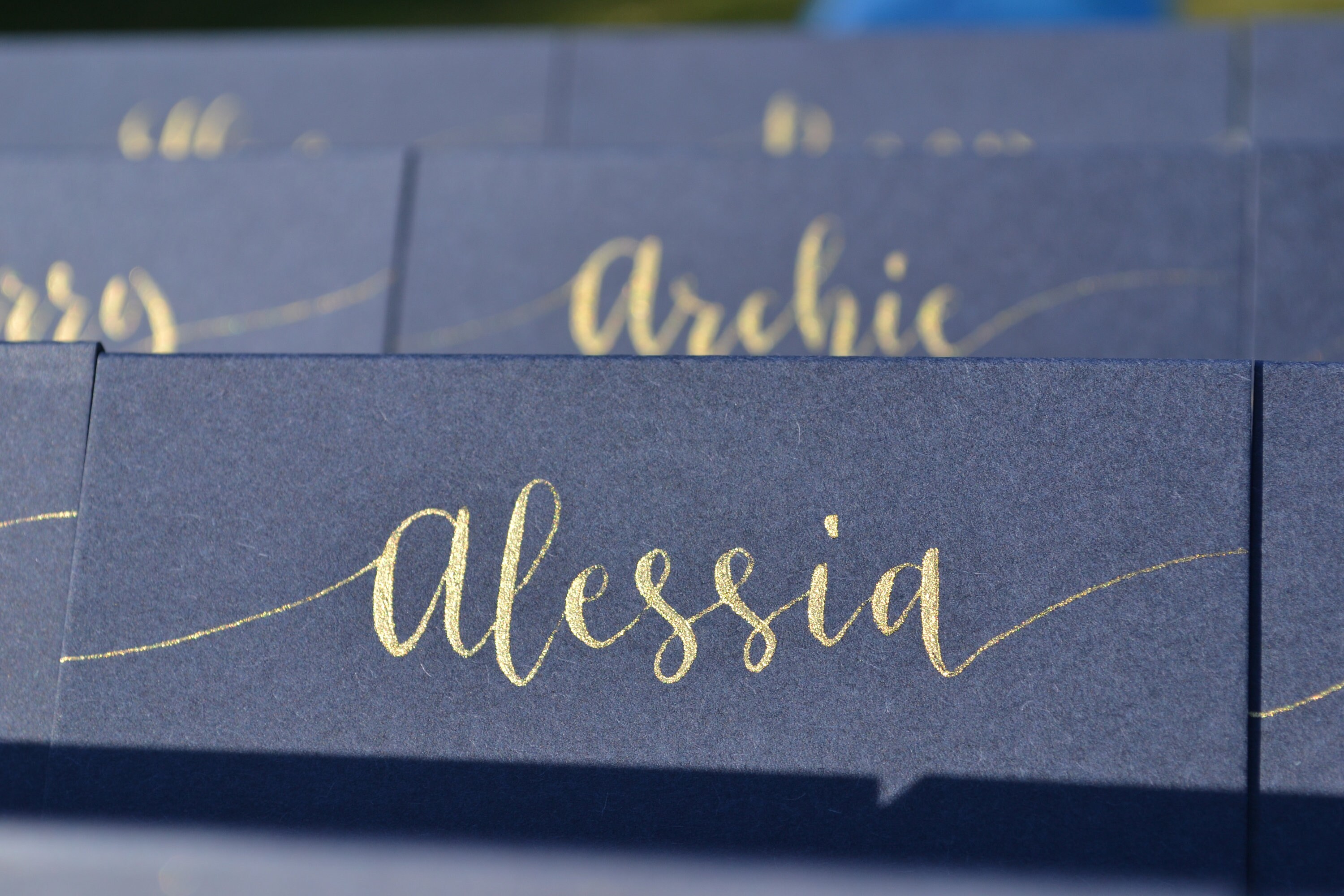 Wedding Place Card / Seating Card / Name Tag Hand Lettered | Etsy Australia