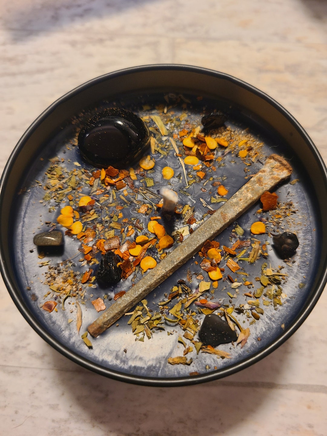 Cut Soul Ties, Cord Cutting Candle, Ritual Candle With Crystals and ...