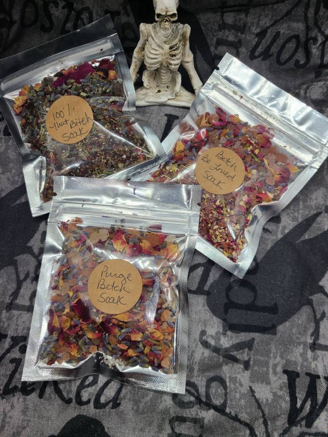 4 Choices Sample Size Ritual Bath Salt Soaks - Etsy