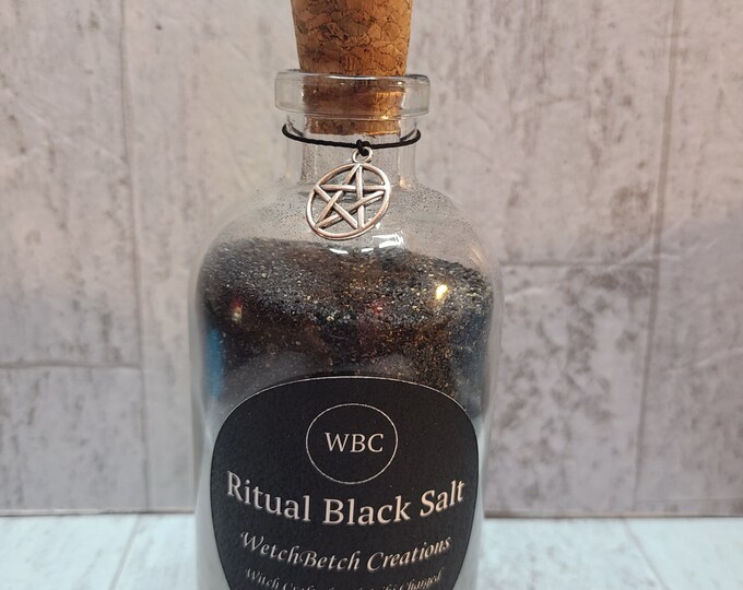 1lb Ritual Black Salt Witches Protection Bottle - Etsy