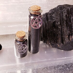 Black Salt Ritual Witches Spell Bottle for Energy Protection - Etsy