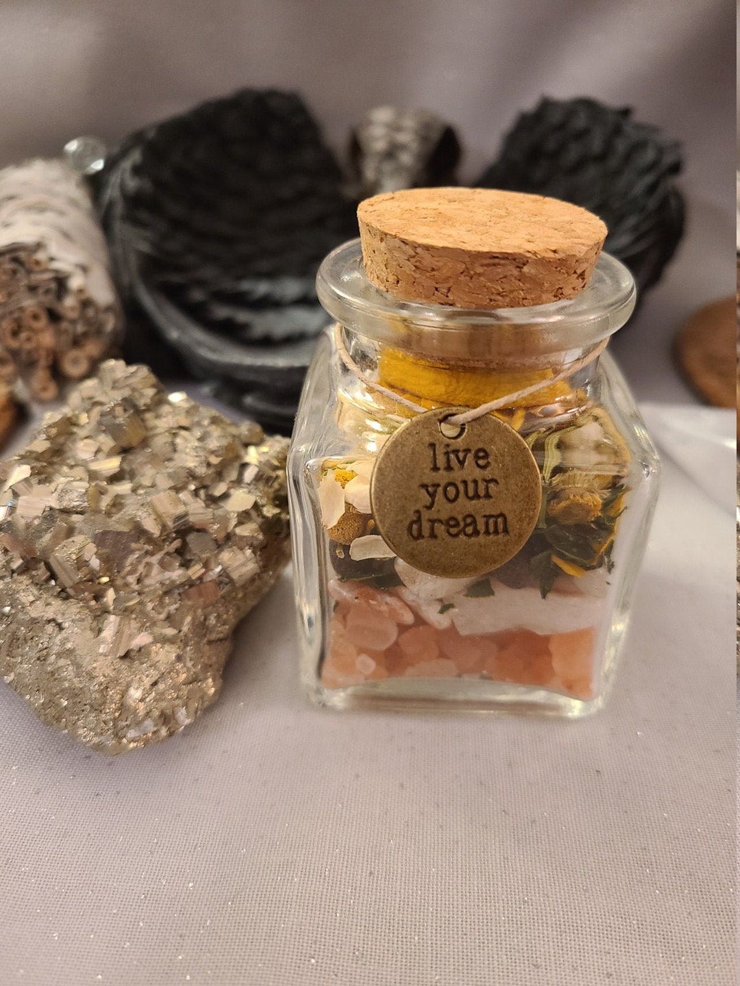 Happy AF Positivity Inducing Prosperity and Abundance Spell Jar - Etsy