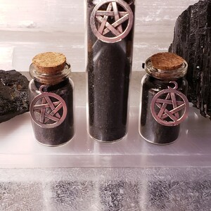 Black Salt Ritual Witches Spell Bottle for Energy Protection - Etsy