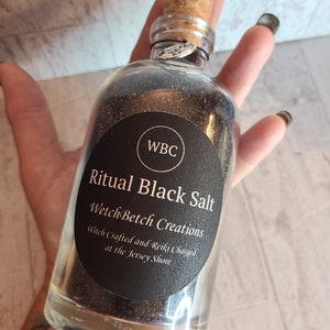 1lb Ritual Black Salt Witches Protection Bottle - Etsy
