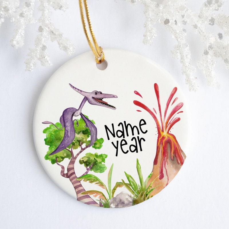 Dinosaur Ornament - Etsy