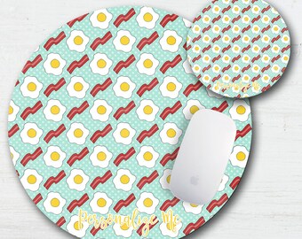 Summer Lemons Desk Set, Mouse Pad, Coaster, Round, Lemon Slices ...