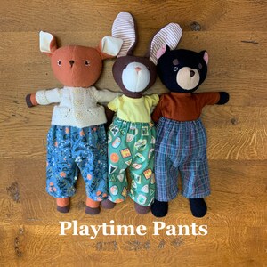 Playtime Pants Set 14 Doll or Animal Outfits Toy Handmade Outfit doll ...