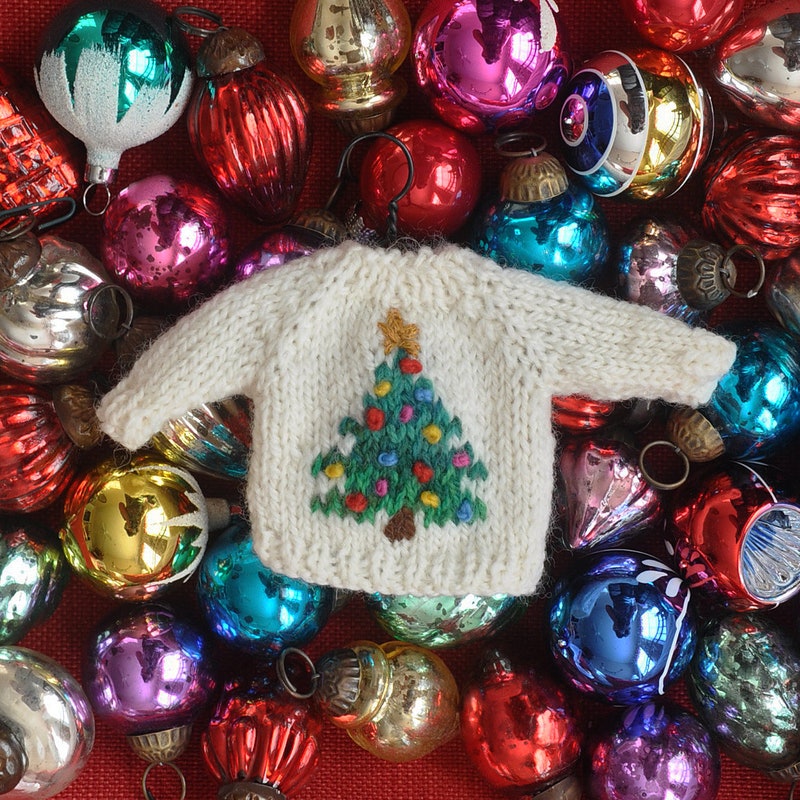Family Ornament Custom Printed Die Cast Ugly Sweater Holiday Ornament ...
