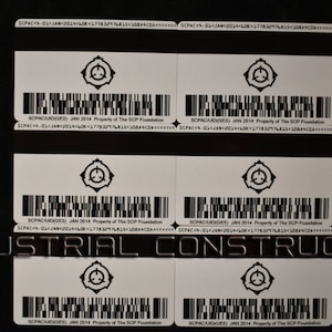 SCP Foundation Key Cards - Containment Breach Version - Etsy