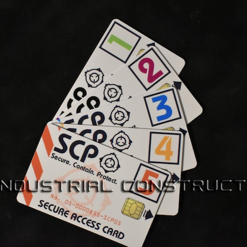 SCP Foundation Secure Access ID Card Updated Design - Etsy