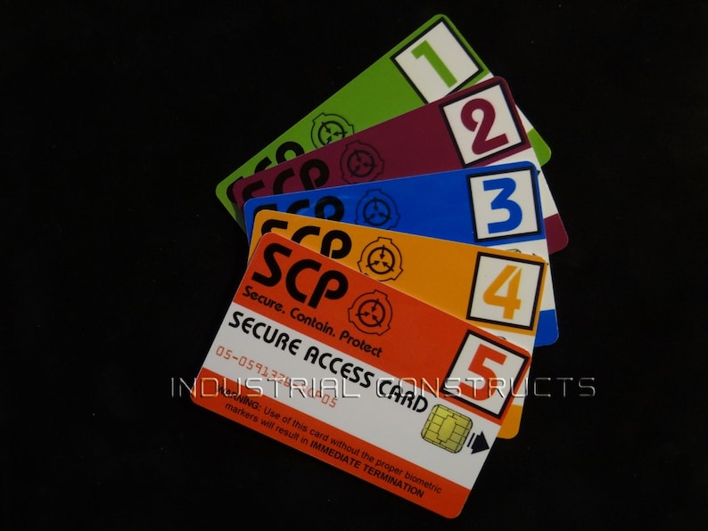 SCP Foundation Secure Access ID Card Our Original Version | Etsy Hong Kong