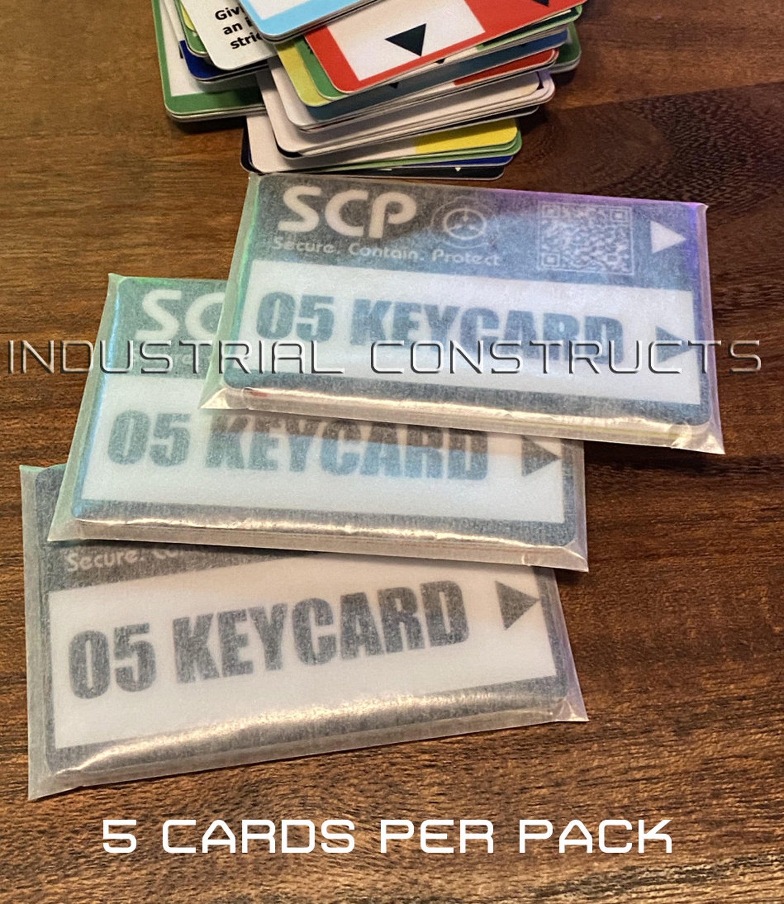 SCP Key Cards Class D Collection 5-card Pack - Etsy