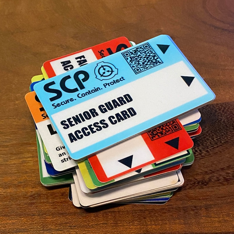 Scp Keycard - Etsy