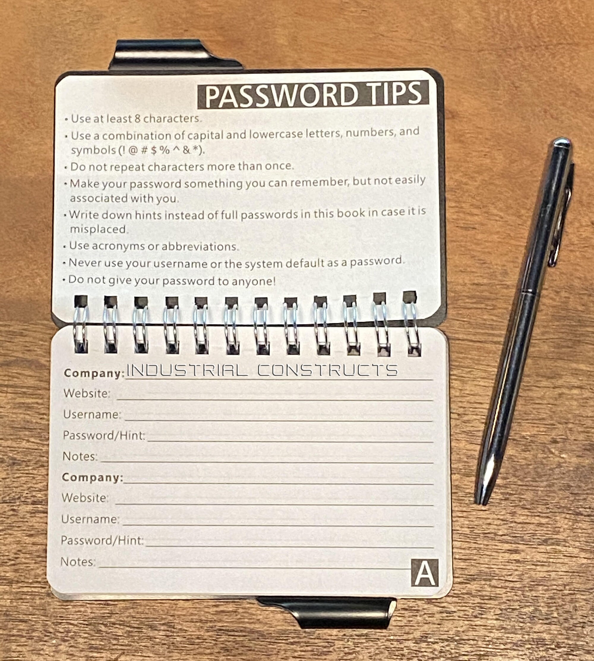 SCP Foundation Password Organizer Laser Engraved Aluminum in - Etsy