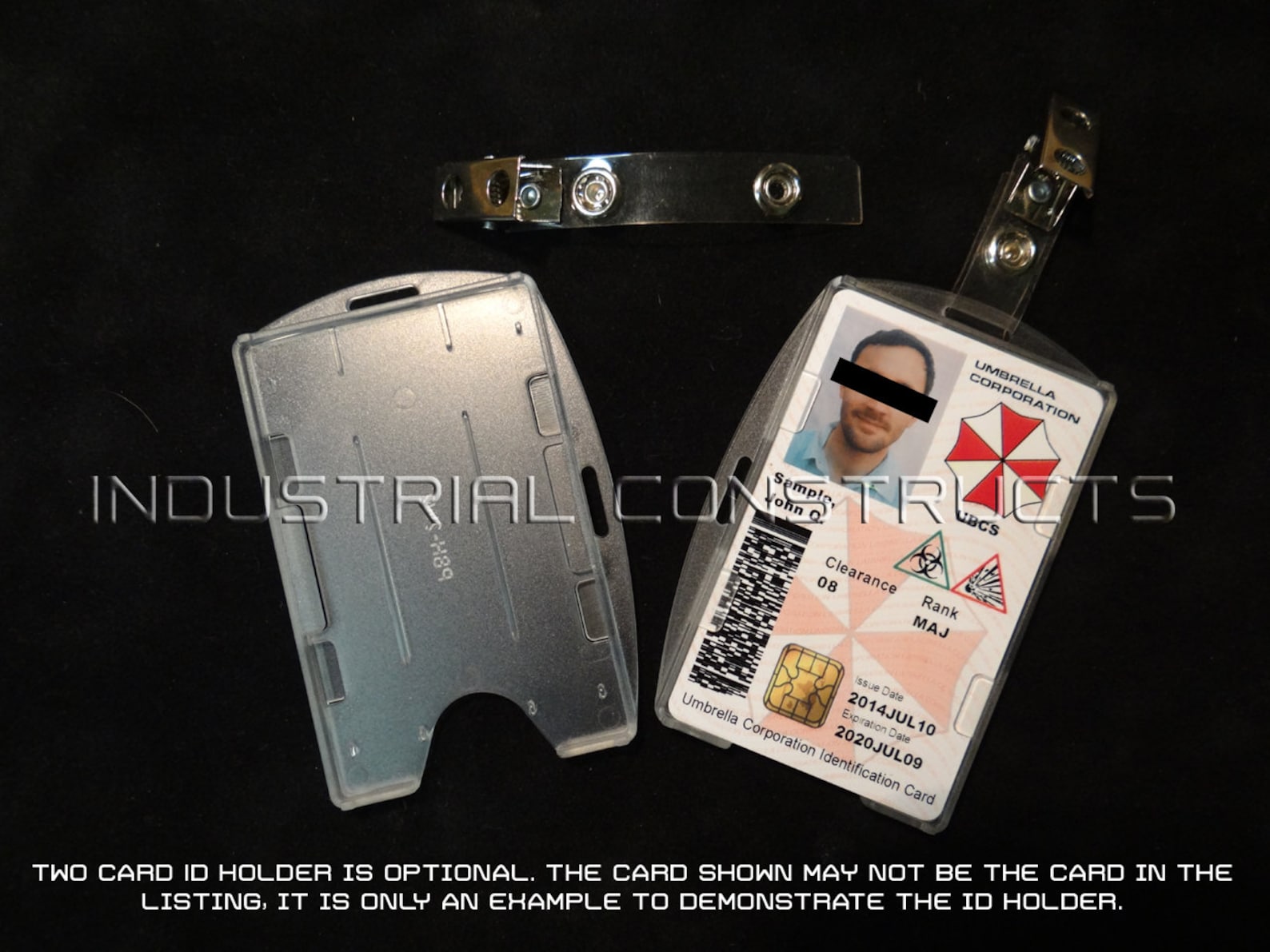 Custom Umbrella Corporation CAC Style ID Card / Badge Resident Evil Fan ...