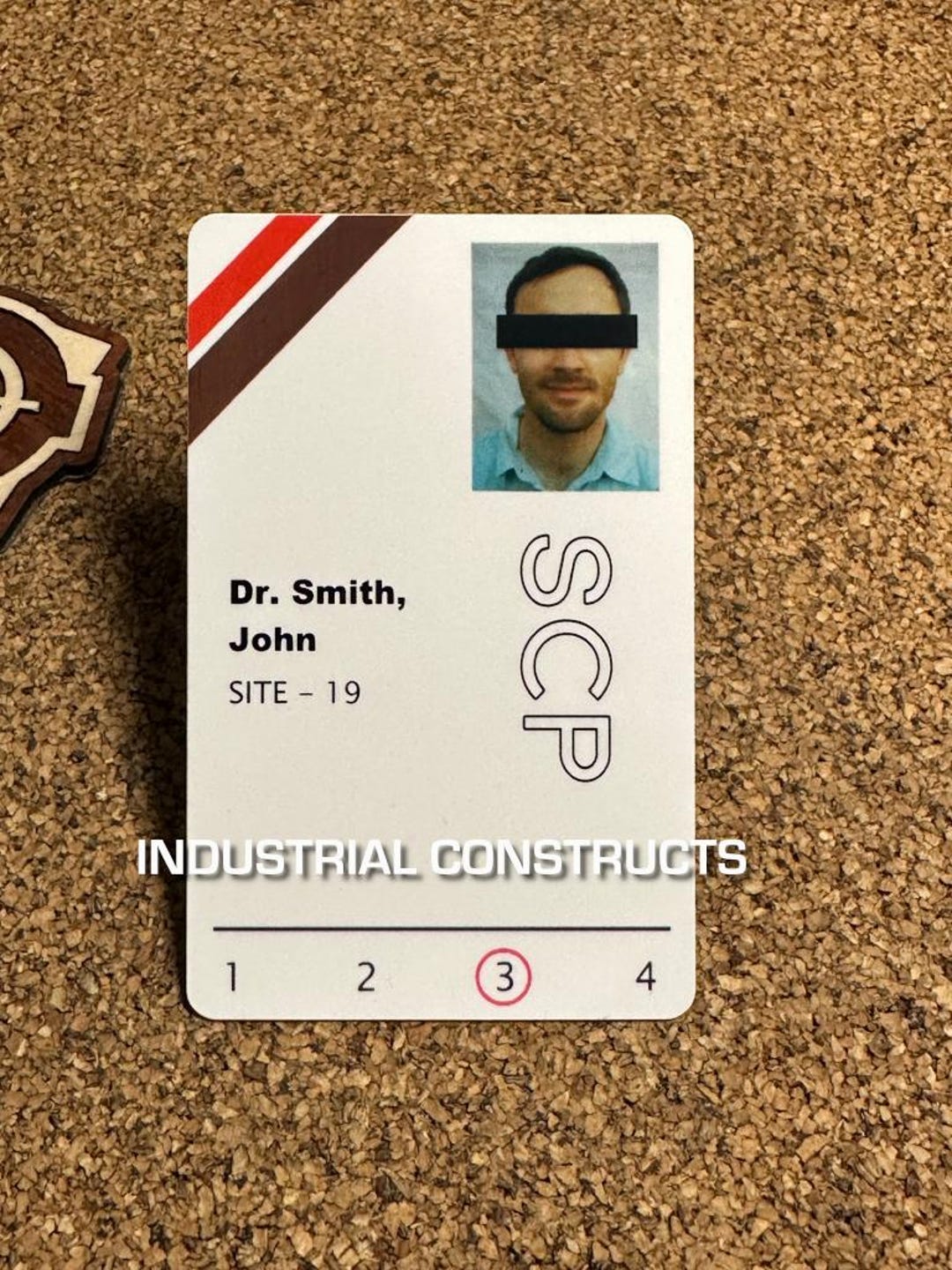 SCP Foundation "the Corpse" ID Card / Badge - Customized With Your ...