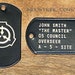 SCP Foundation Black Stainless Steel Laser Engraved Dogtags - Etsy