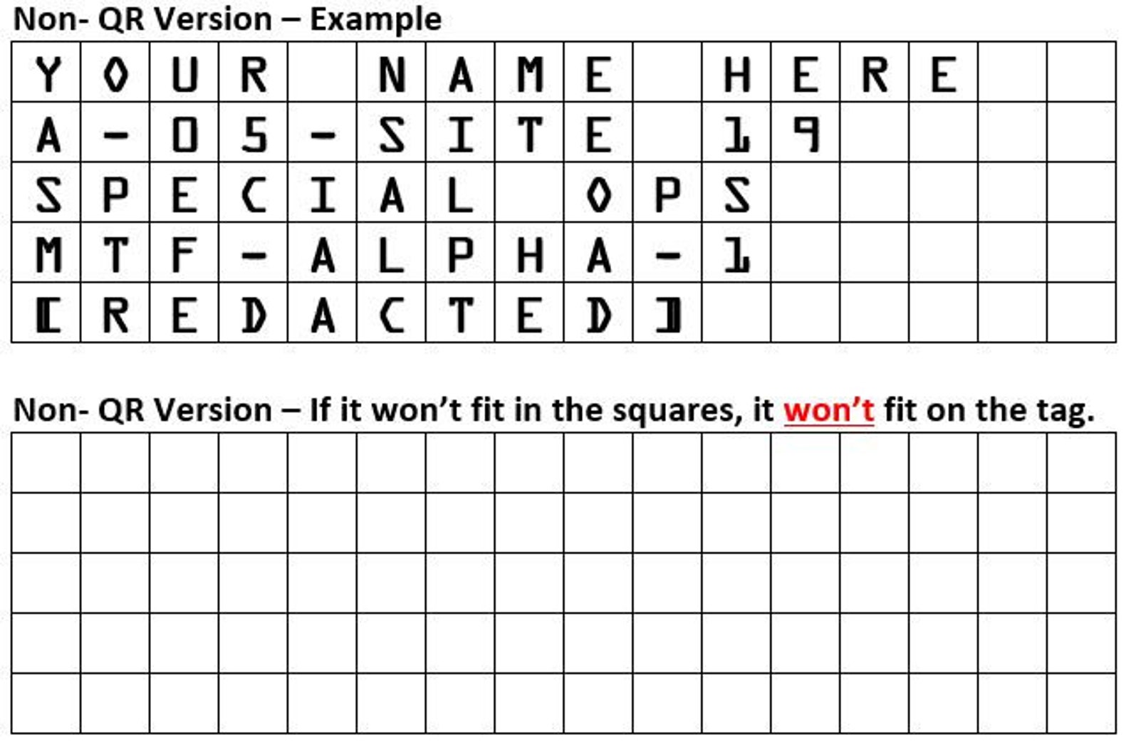 SCP Foundation Stainless Steel Laser Engraved Dogtags - Etsy