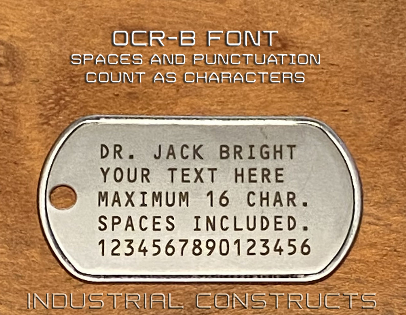 SCP Foundation Stainless Steel Laser Engraved Dogtags - Etsy